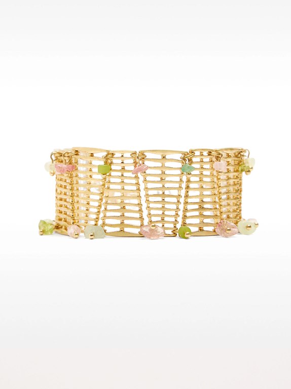 BRAIDED BRACELET WITH STONES