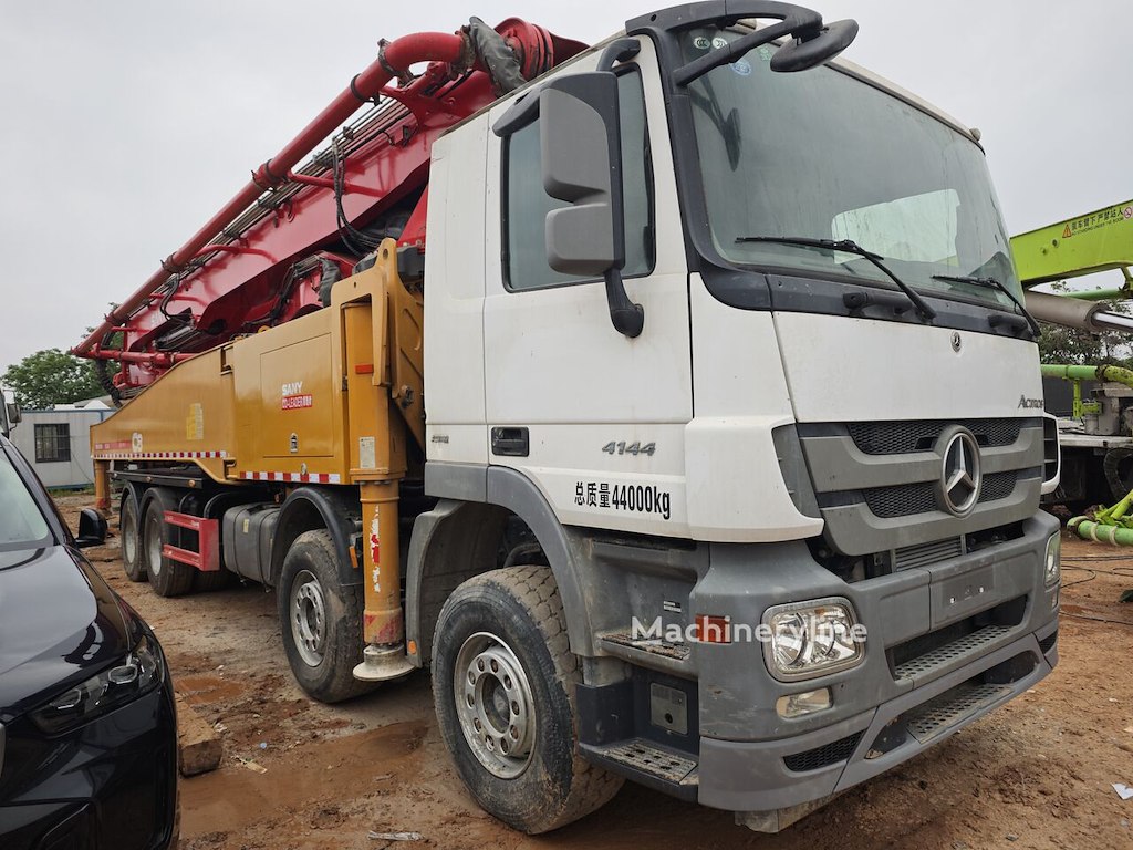 Sany pump 2019 used 56m na šasiji Mercedes-Benz Actros 4144 pumpa za beton