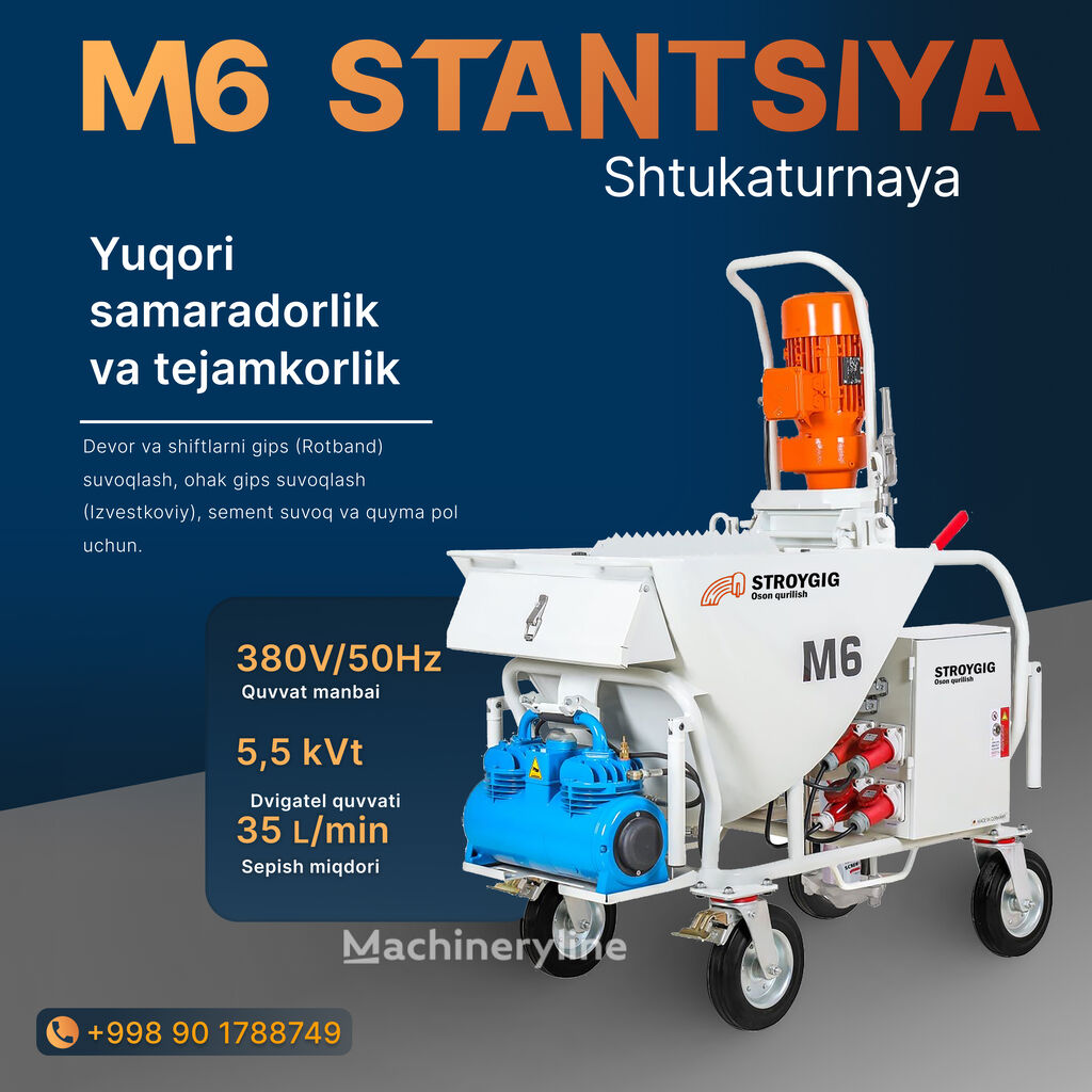 Nova M6 EXCLUSIVE mašina za malterisanje
