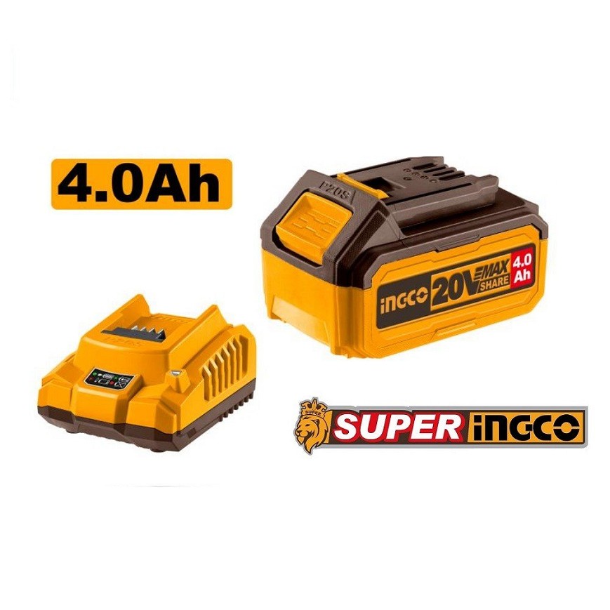 Ingco FBCPK1214E 20V Set 1x4.0Ah + punjač