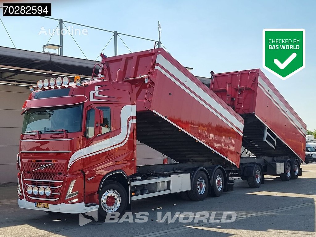 Volvo FH 540 6X2 NL-Truck 30m3 OVA Alu tipper combi I-Park Cool ACC Li kiper + prikolica kiper