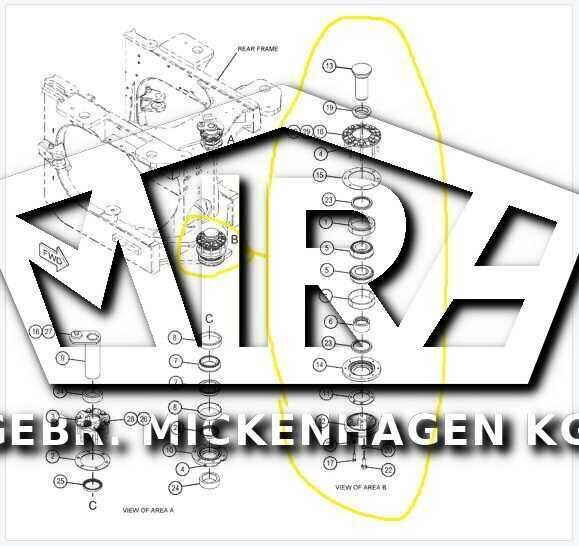 Ležaj za Caterpillar 966 MXE prednjeg utovarivača