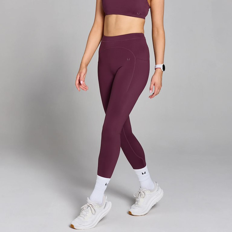 MP Women's Velocity Pocket Leggings − ženske helanke − bordo