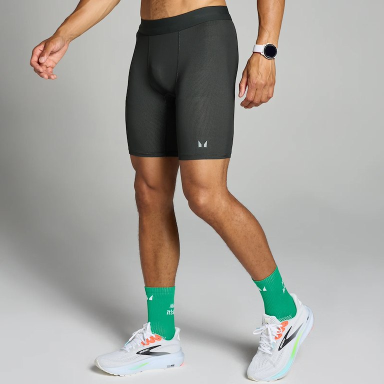 MP Men's Velocity Contrast Ribbed Baselayer Short