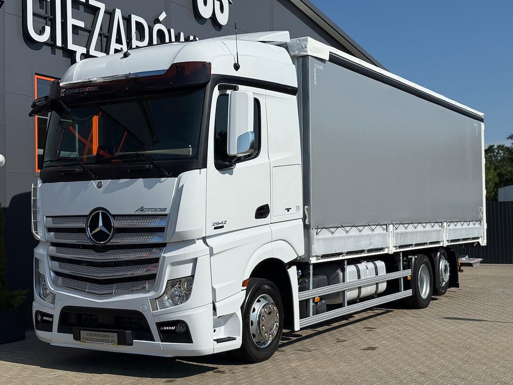 Mercedes-Benz Actros 2542 / E6 / burto-firanka 8,5 m + winda / 2 kamion s ceradom