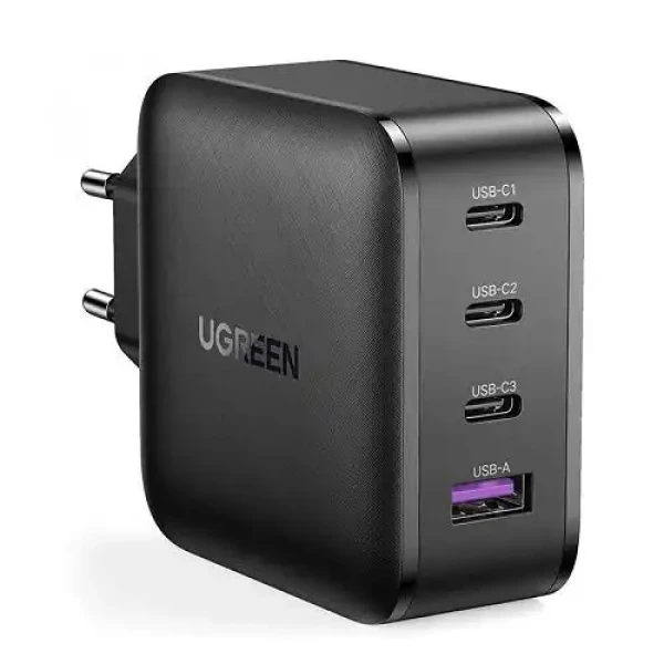 USB punjač tipa A + 3 x USB tip C 65W GaN Tech Ugreen CD224