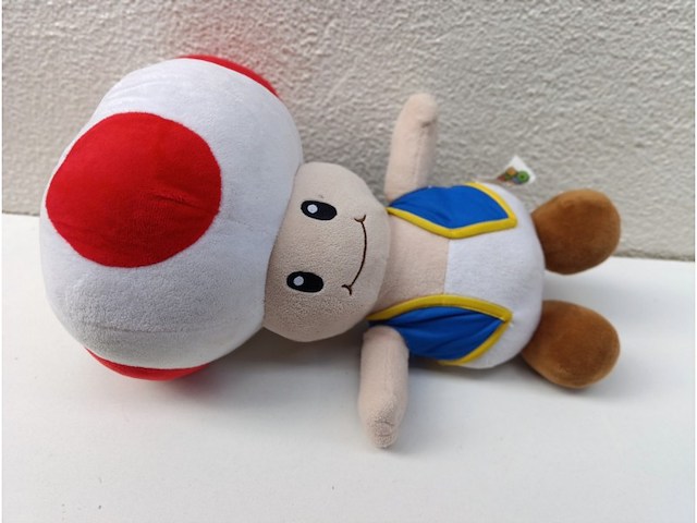 SUPER  MARIO NINTENDO - TOAD - 40CM