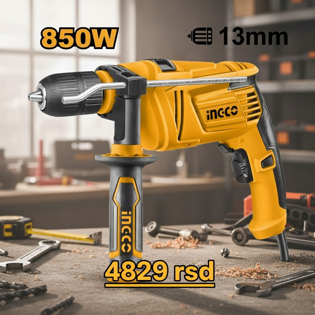 Ingco Električna udarna bušilica 850W ID8508-2