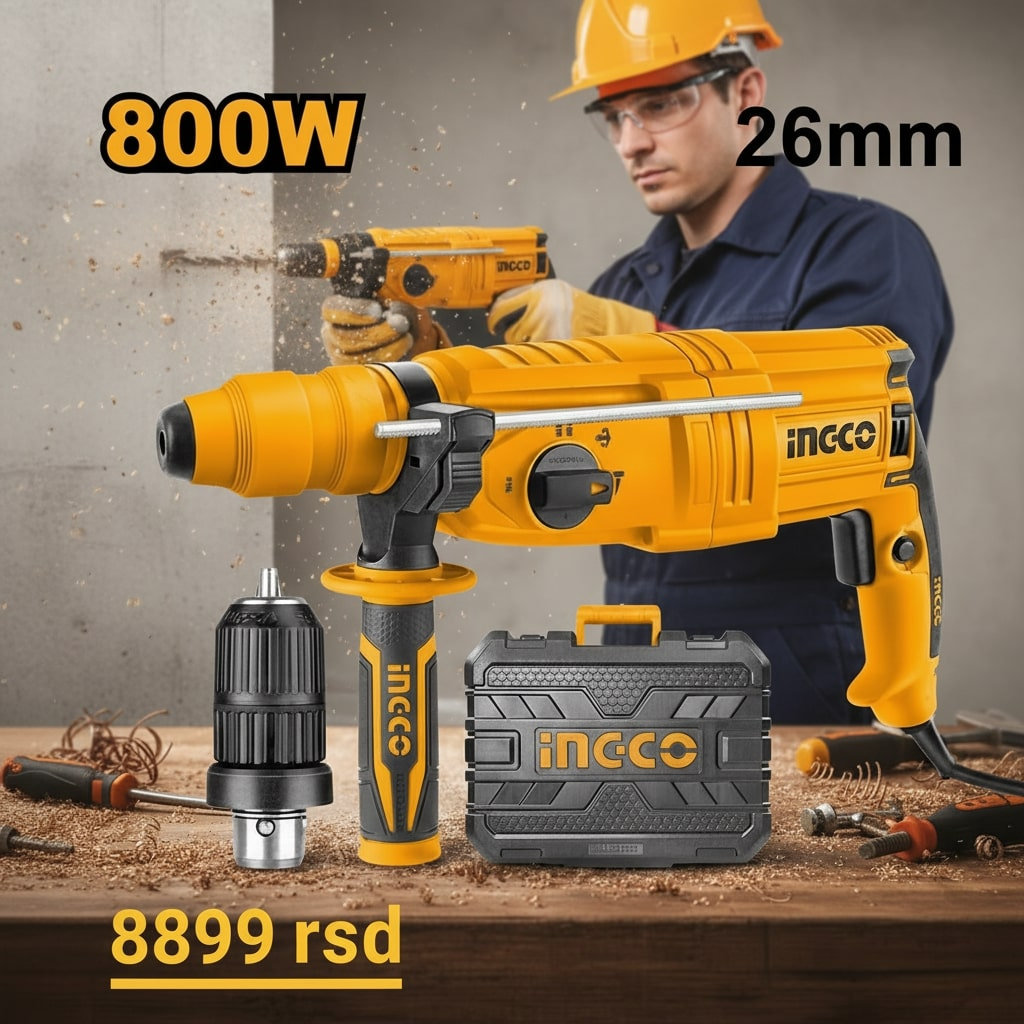 Ingco Hamer SDS+800W 2.5j RGH9028-2