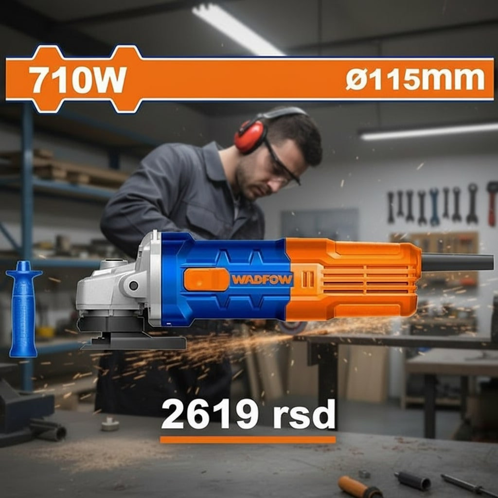 WAG15761 UGAONA BRUSILICA 710W 115mm WADFOW