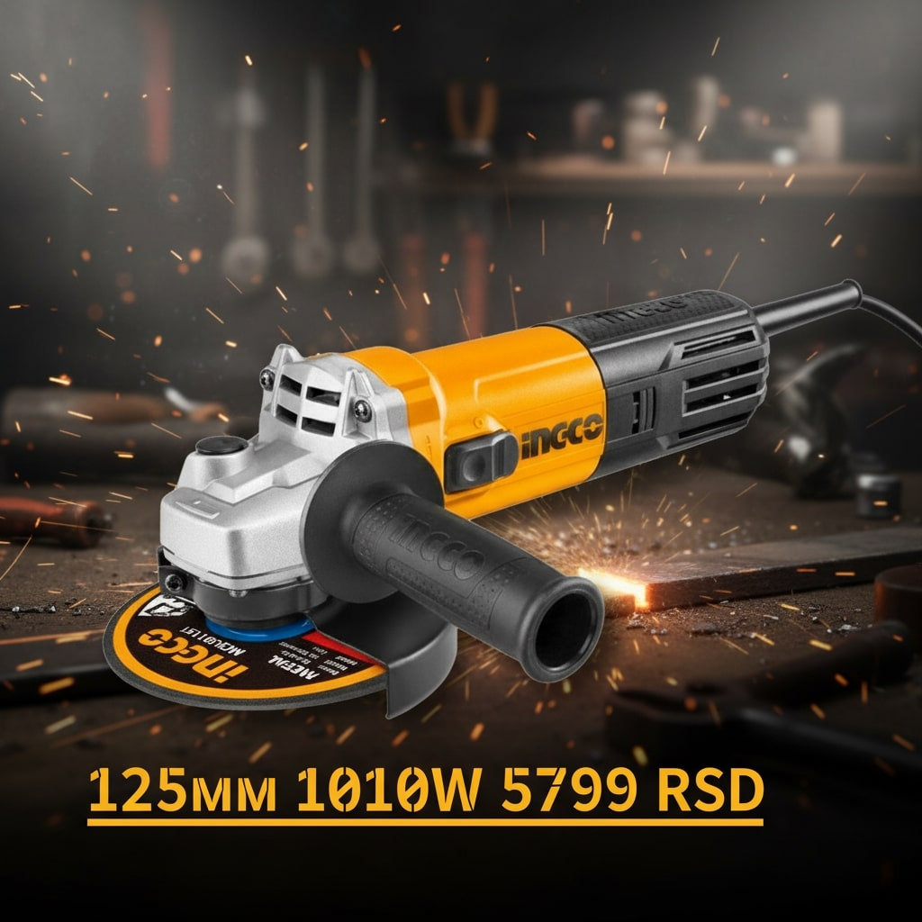 Ingco Ugaona brusilica 125mm 1010W AG10108