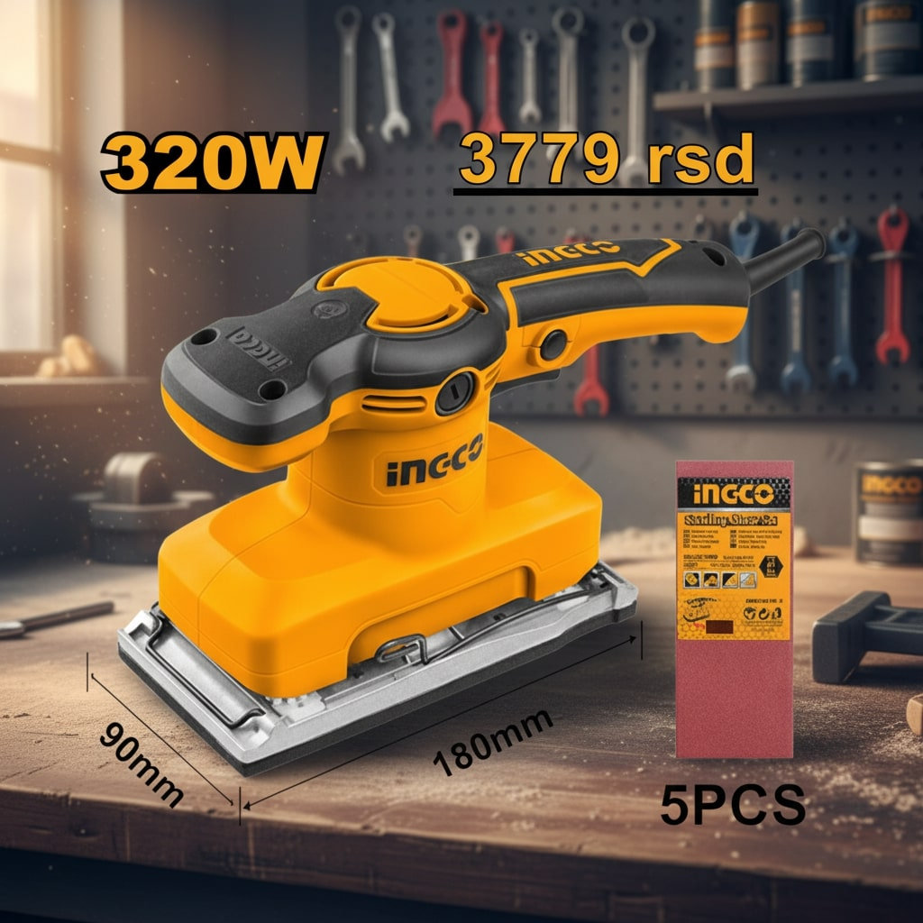 Ingco Vibraciona brusilica 320W FS3208