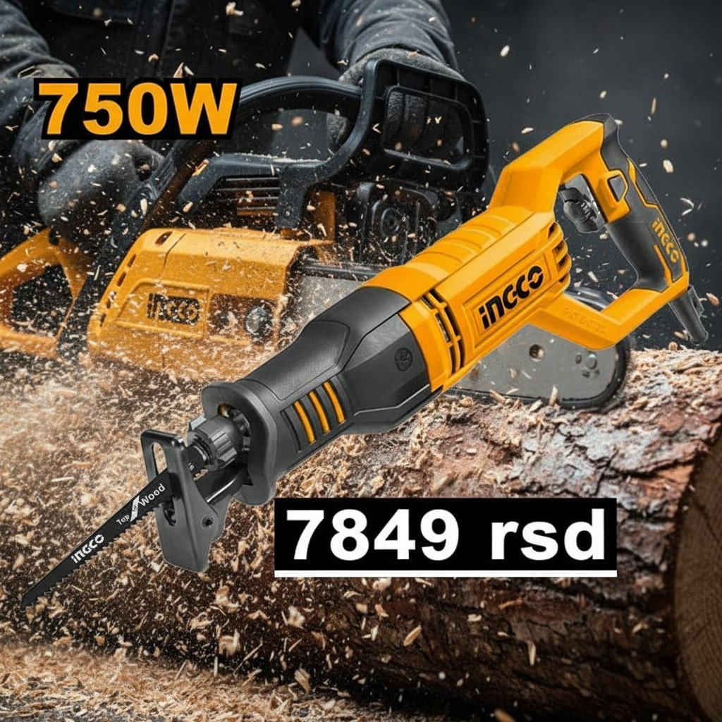 Ingco Električna testera lisičarka 750W RS8008