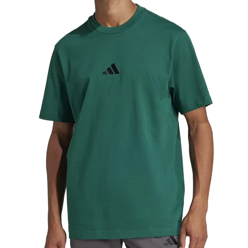 Adidas Muška majica Essentials Small Logo Single Jersey, Zelena
