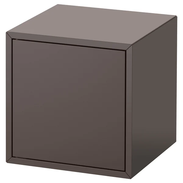 Element s vratima, tamnosiva, 35x35x35 cm