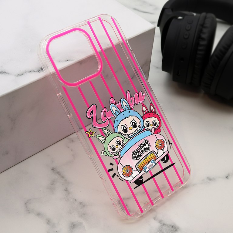 Zastitna maska (futrola) print PARTY - iPhone 16 Pro Max (6.9) pink LBB004 (MS)