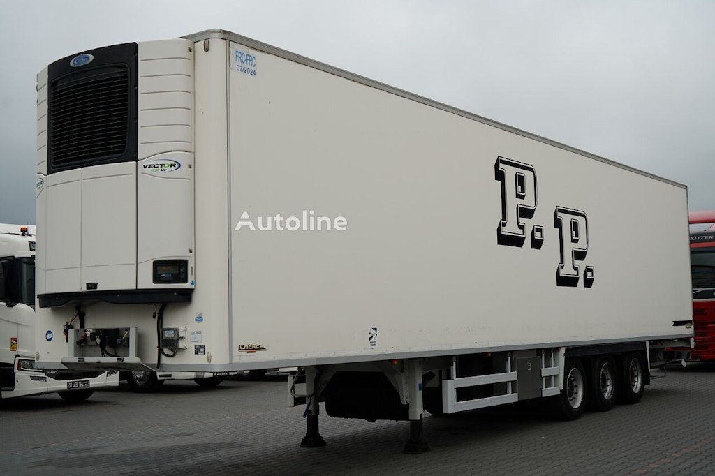 Chereau CHŁODNIA / CARRIER VECTOR 1950MT / DOPPELSTOCK / MULTITEMPERATUR poluprikolica hladnjača