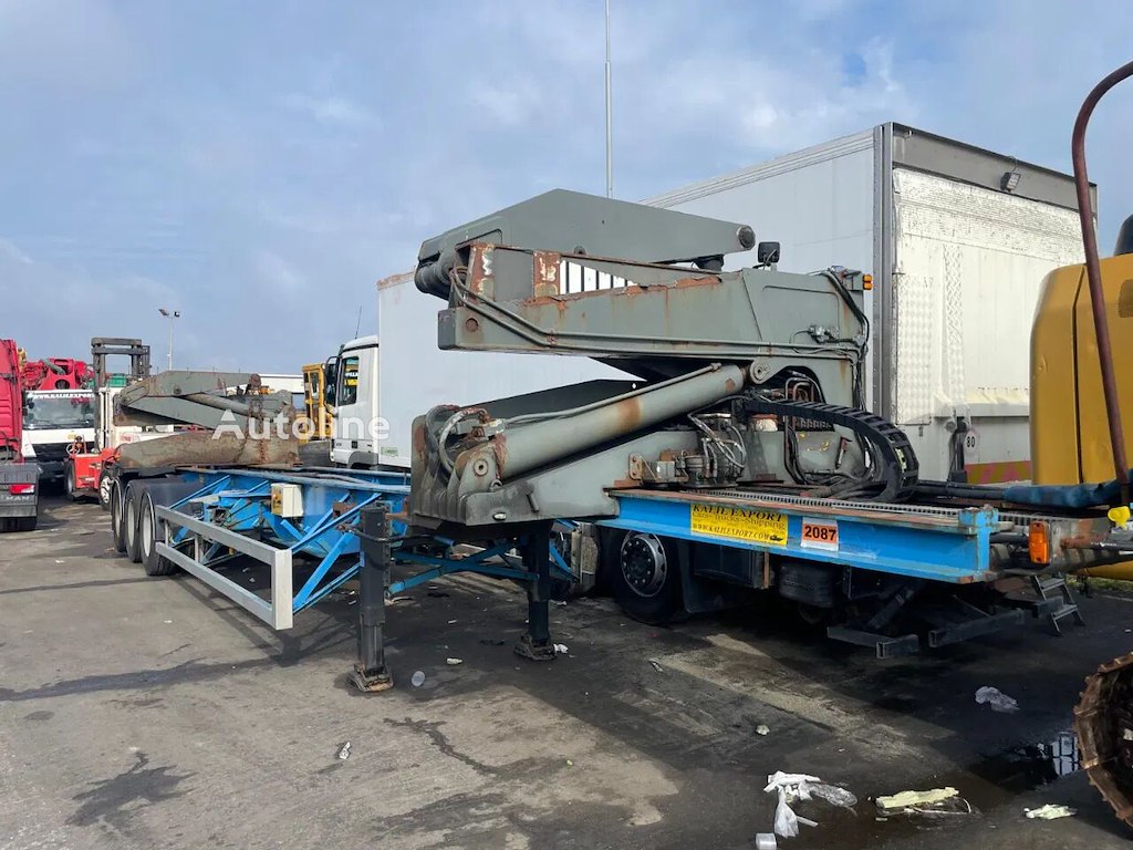 Steelbro S320 Container Sideloader 20/40 FT Remote 3 Axle 12 tyre's Good poluprikolica za prevoz kontejnera