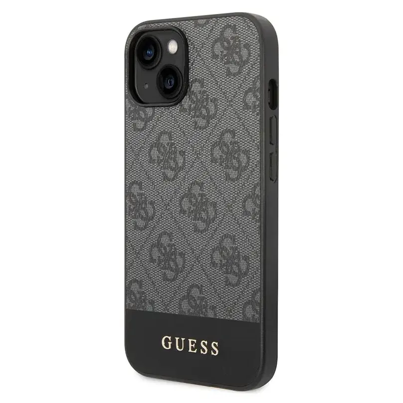 GUESS Maska za telefon iPhone 15 6.1 GUHCP15SG4GLGR, Siva