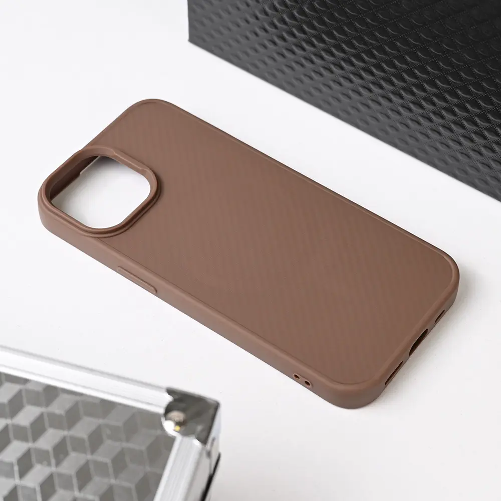 Maska za iPhone 15 6.1 Magsafe Kevlar, Braon