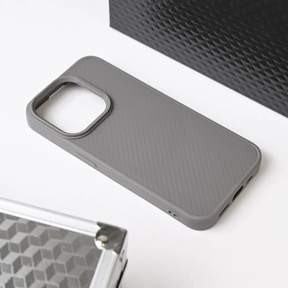 Maska za iPhone 13 Pro 6.1 Magsafe Kevlar, Siva