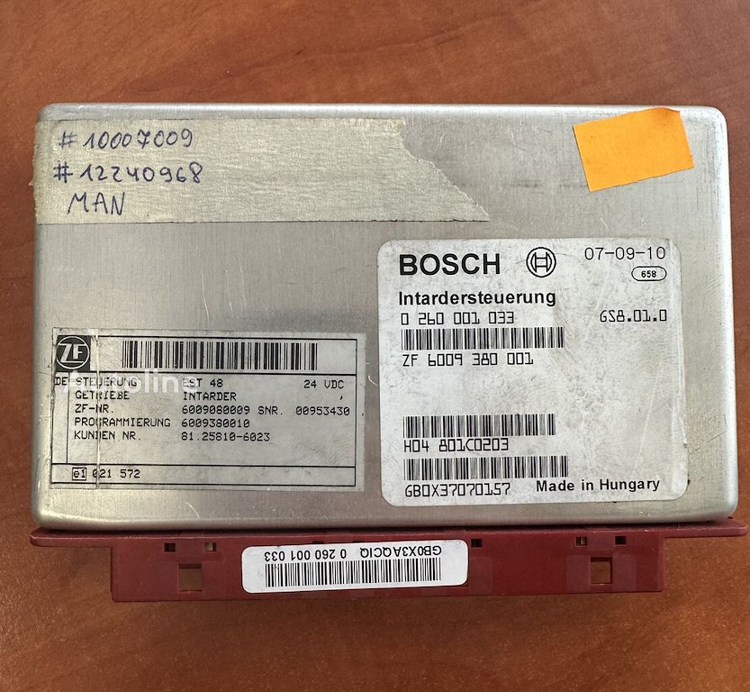 Bosch 0260001033 upravljačka jedinica za MAN TGA,TGX kamiona