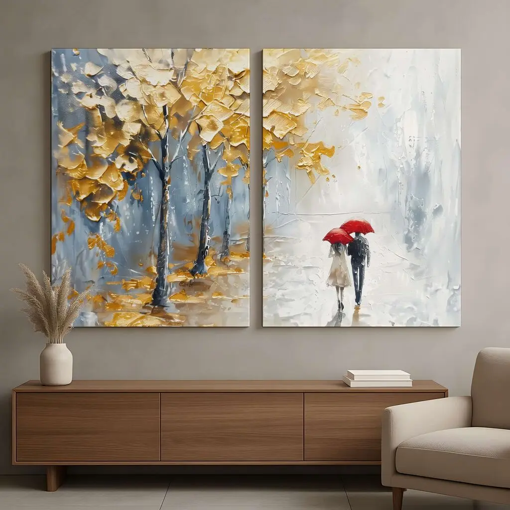 Wallity Slika DEV6, 160x120 cm, 2 dela