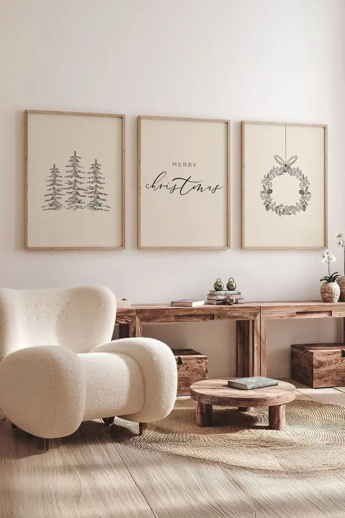 Wallity Uramljena slika Nwyearmdl8, 33x48 cm, 3 dela