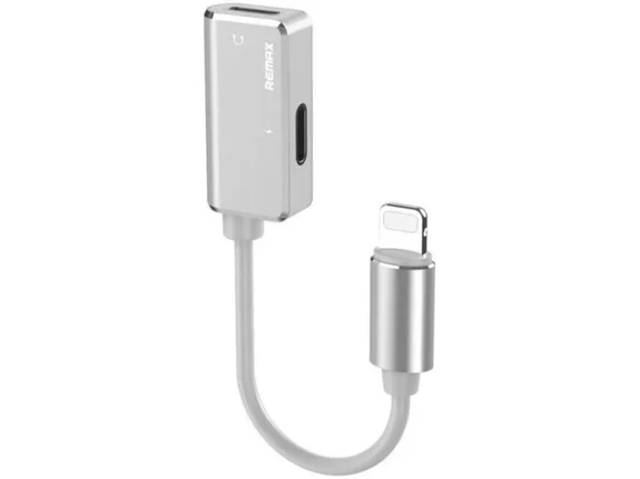 Adapter REMAX za slusalice I punjenje iPhone RL-LA02i beli