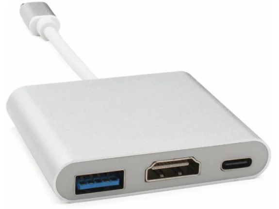 Telempire Adapter TYPE C+HDMI+USB3.0 na TYPE C JWD/T5