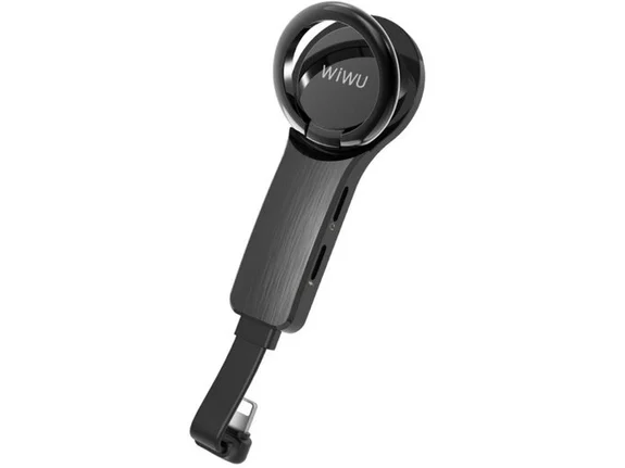 Adapter Wiwu za slusalice i punjenje iPhone lighting crni