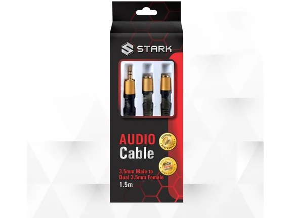 Stark Audio kabl 3.5mm na 2X3.5mm stereo