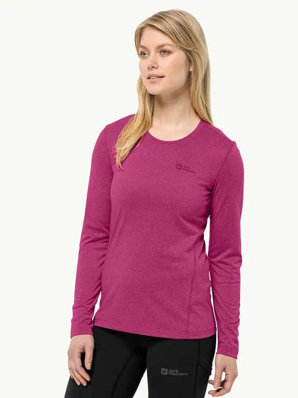 JACK WOLFSKIN Ženski gornji deo aktivnog veša SKY THERMAL L/S W JW-1808961 roze