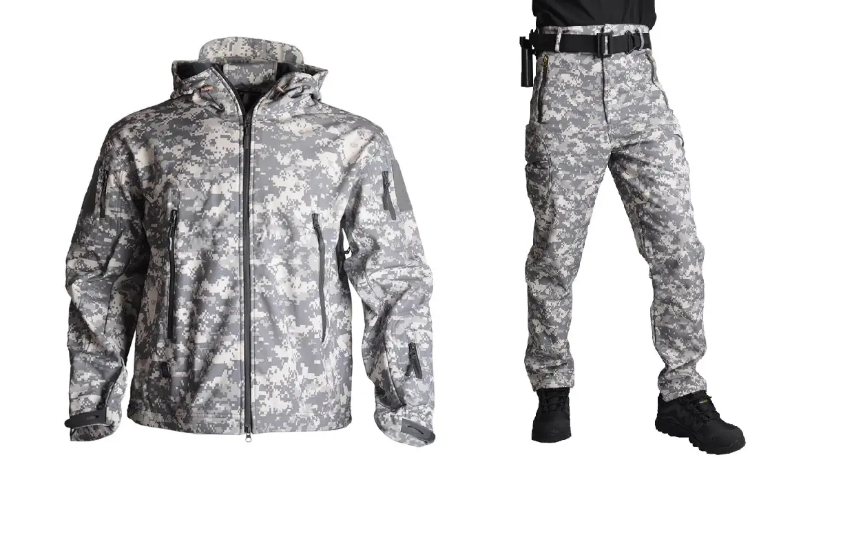 DESPOT MILITARIS Softshell Komplet jakna i pantalone Scorpio UCP Digital, Šareni