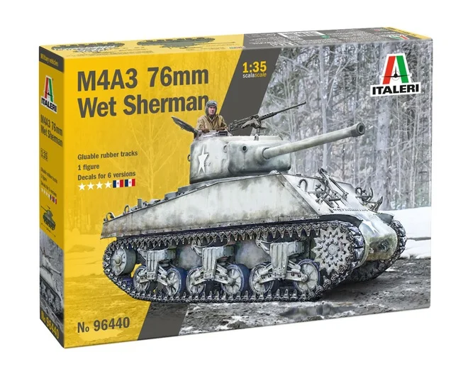 ITALERI 1/35 Sherman M4A3 (76) Wet Sherman