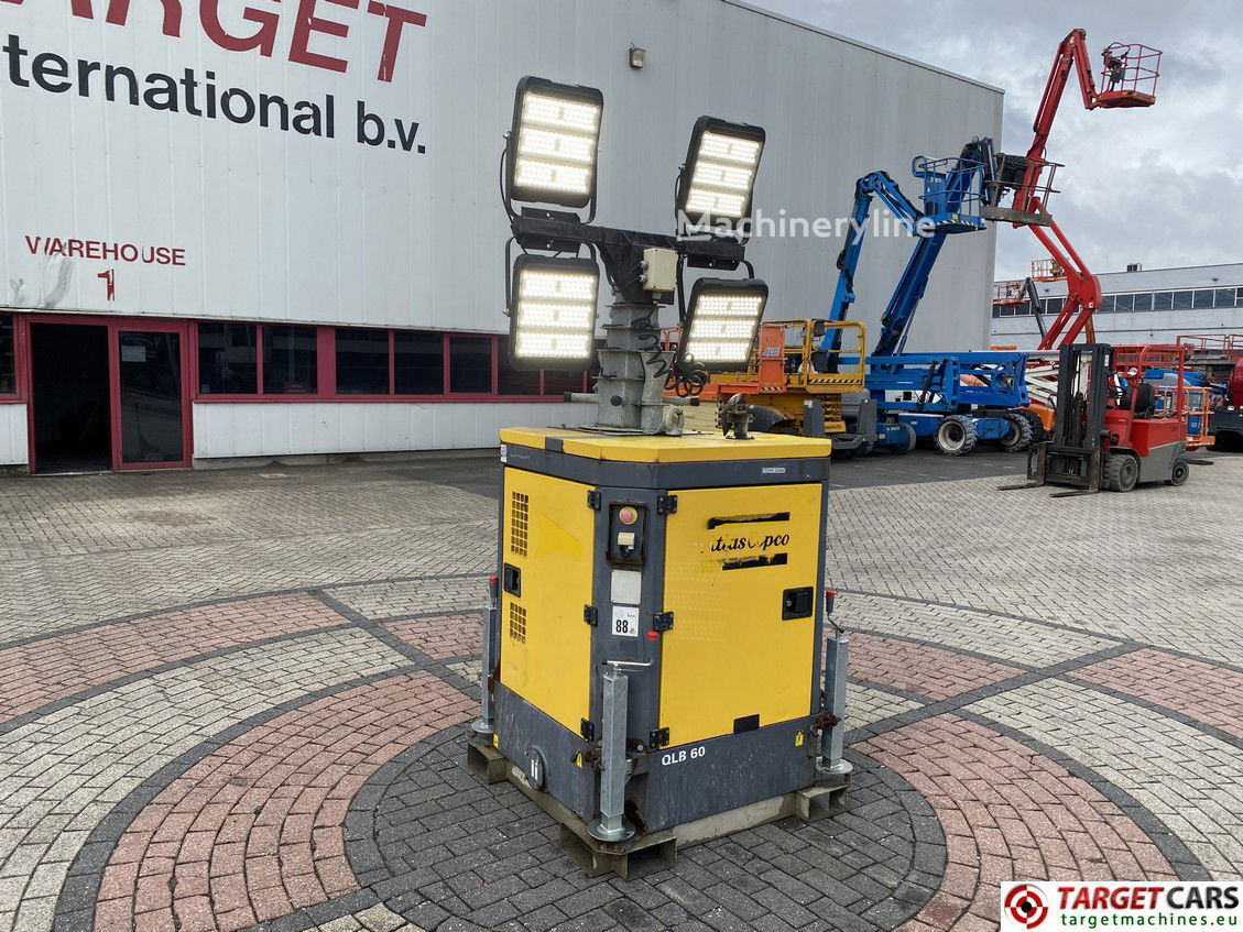 Atlas Copco QLB60 TOWER LIGHT 4x320W LED W/GENERATOR 2016 4800HRS rasvetni toranj