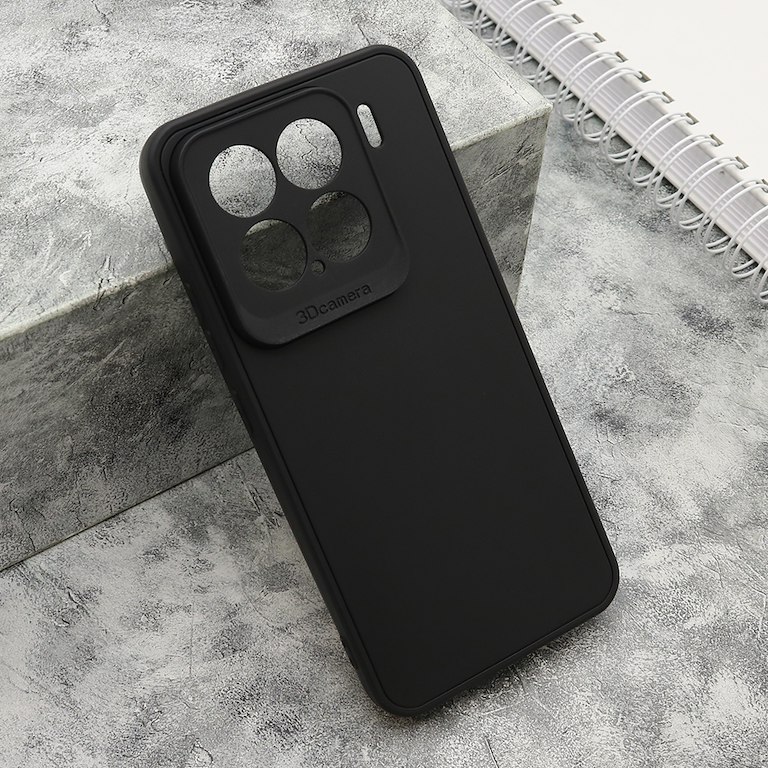 Zastitna maska (futrola) Soft 3D camera - Xiaomi 15 crna (MS)