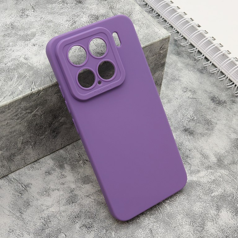 Zastitna silikonska maska (futrola) Pro Camera - Xiaomi 15 ljubicasta (MS)