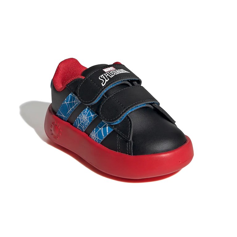 Adidas Patike za dečake Grand Court Spider-Man CF I, JQ7828, Crne