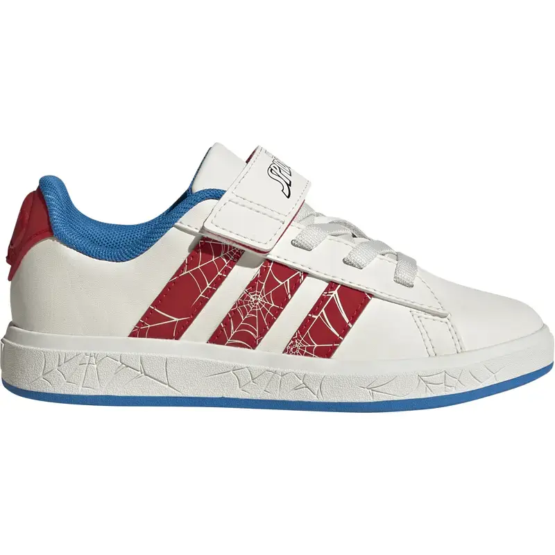 Adidas Patike za dečake Grand Court Spider-Man El K, Belo-Crvene
