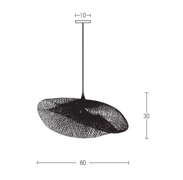Viseća lampa E27 max 40W bambus 19103 Zambelis
