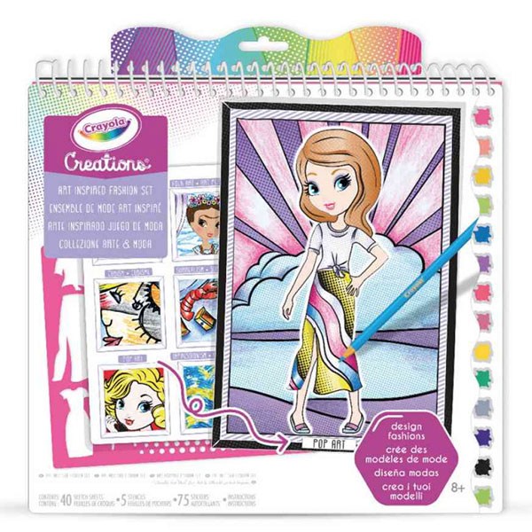 Crayola Blok sa Stikerima Art Fashion GA26200