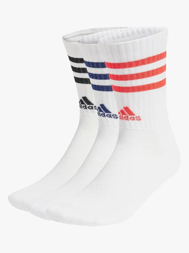Adidas Muške čarape 3S C SPW CRW 3P, 3 Para, Bele
