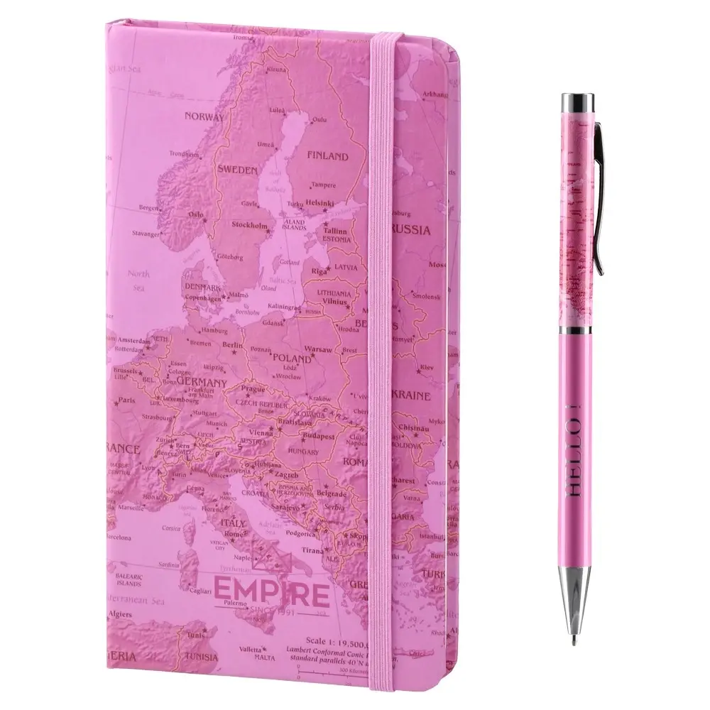 Empire Set Hemijska olovka i Rokovnik Liberty, Roze