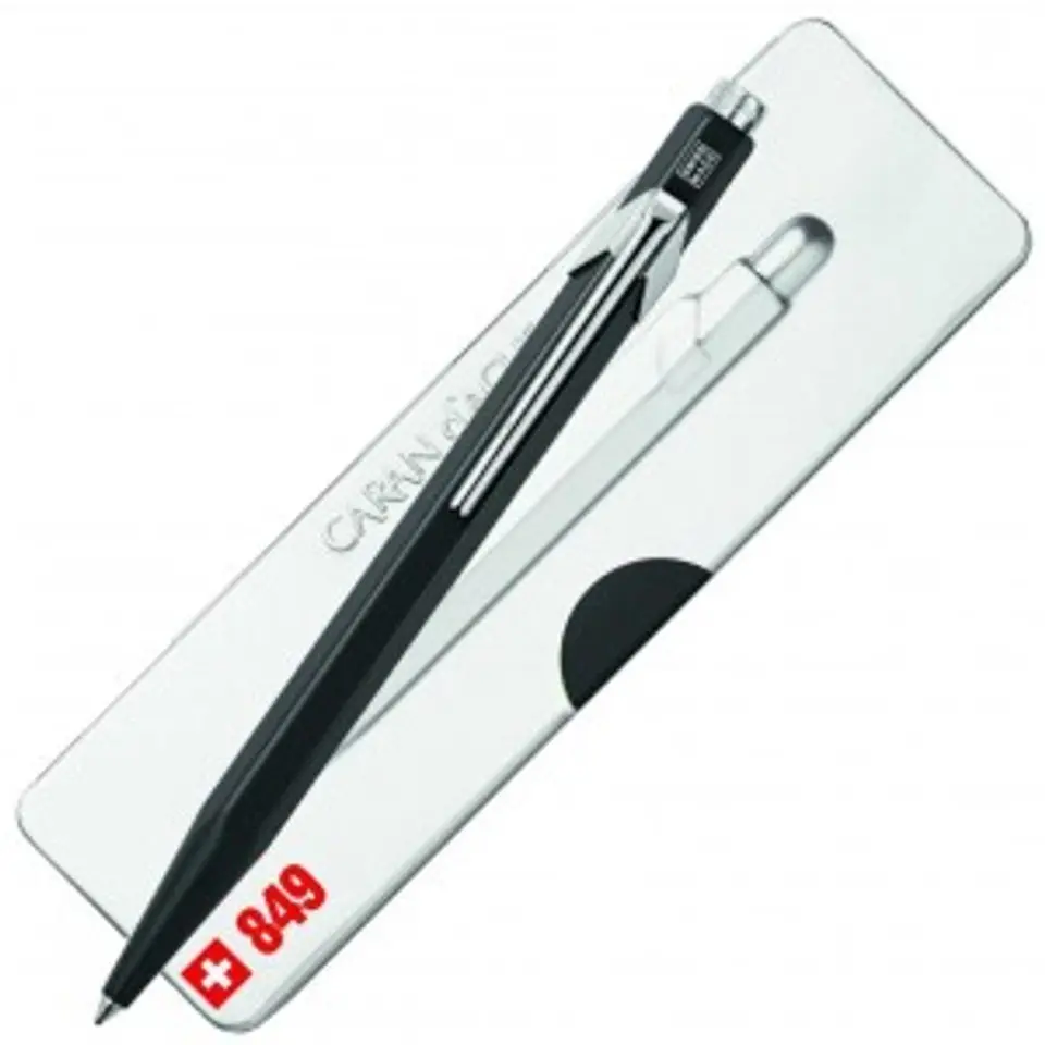 Caran d'Ache Hemijska olovka 849 slim pakovanje black