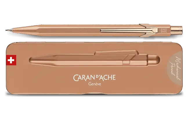 Caran d'Ache Patent olovka 849 slim pakovanje 0.7mm brut rose