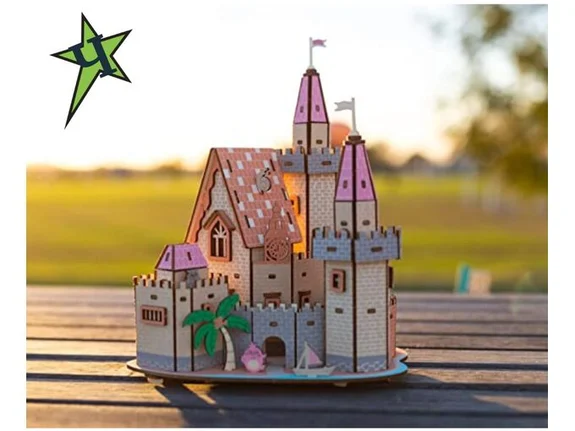Čarolija shop 3D drvena puzzle Bajkoviti zamak