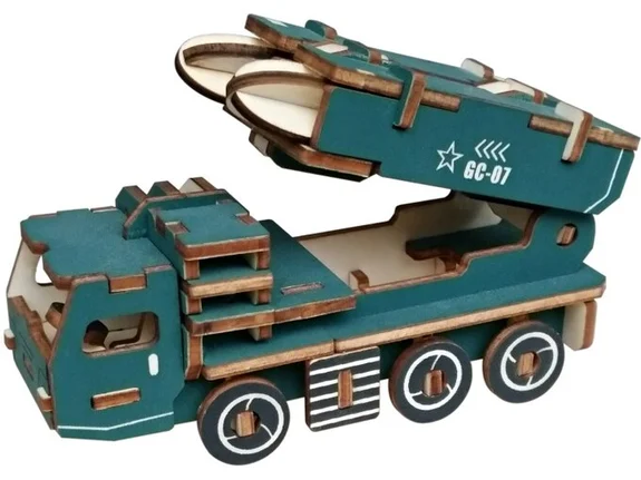 Čarolija shop 3D drvena slagalica Lansirno vozilo