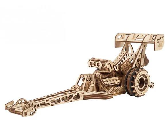 Ugears 3D eko mehanička puzzla Fuel dragster