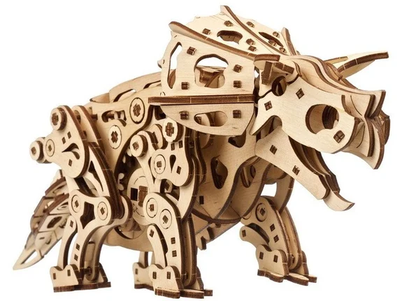 Ugears 3D mehanička puzzle Triceratops